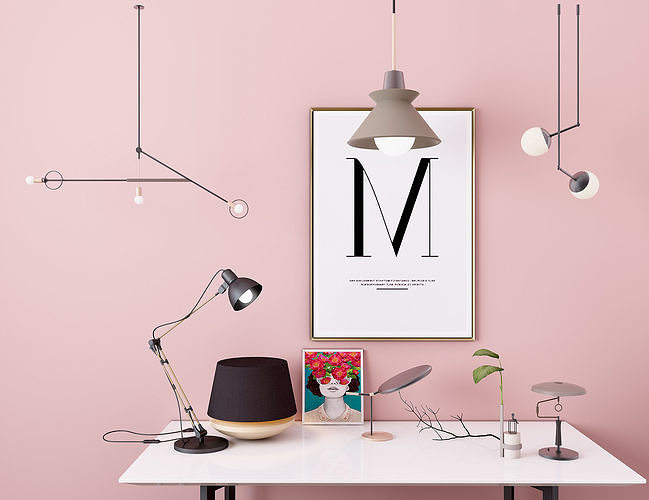 High-quality lighting fixture models for modern interiors 3D model ...