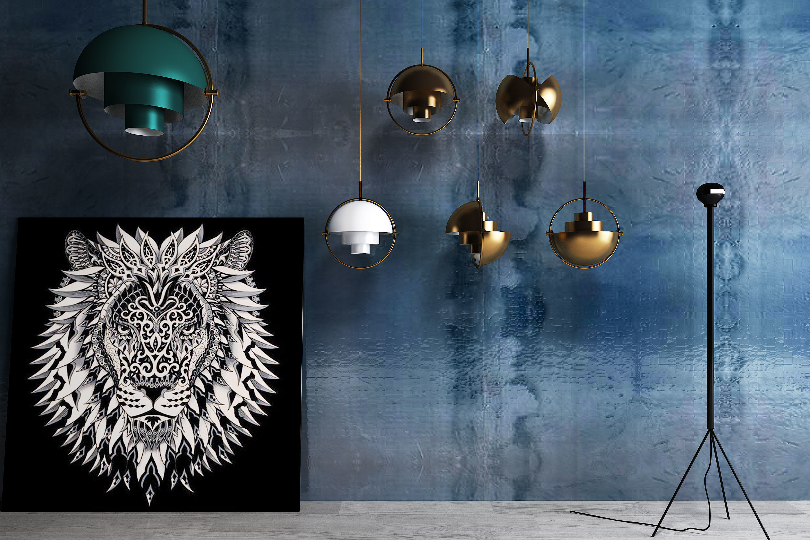 High-quality lighting fixture models for modern interiors 3D model ...