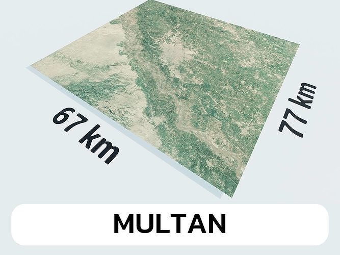 Multan Pakistan City Landscape 3D Model 3D model | CGTrader