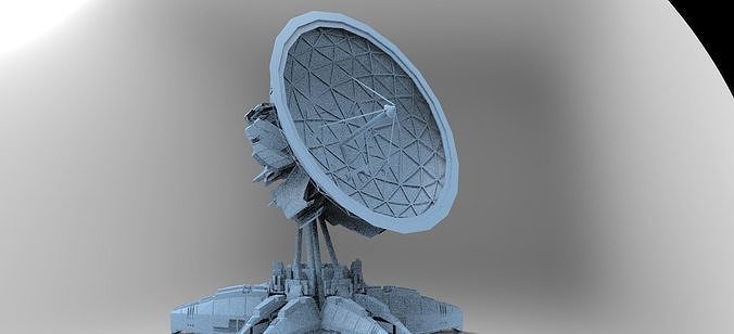 Satellite Dish Huge 3D model | CGTrader