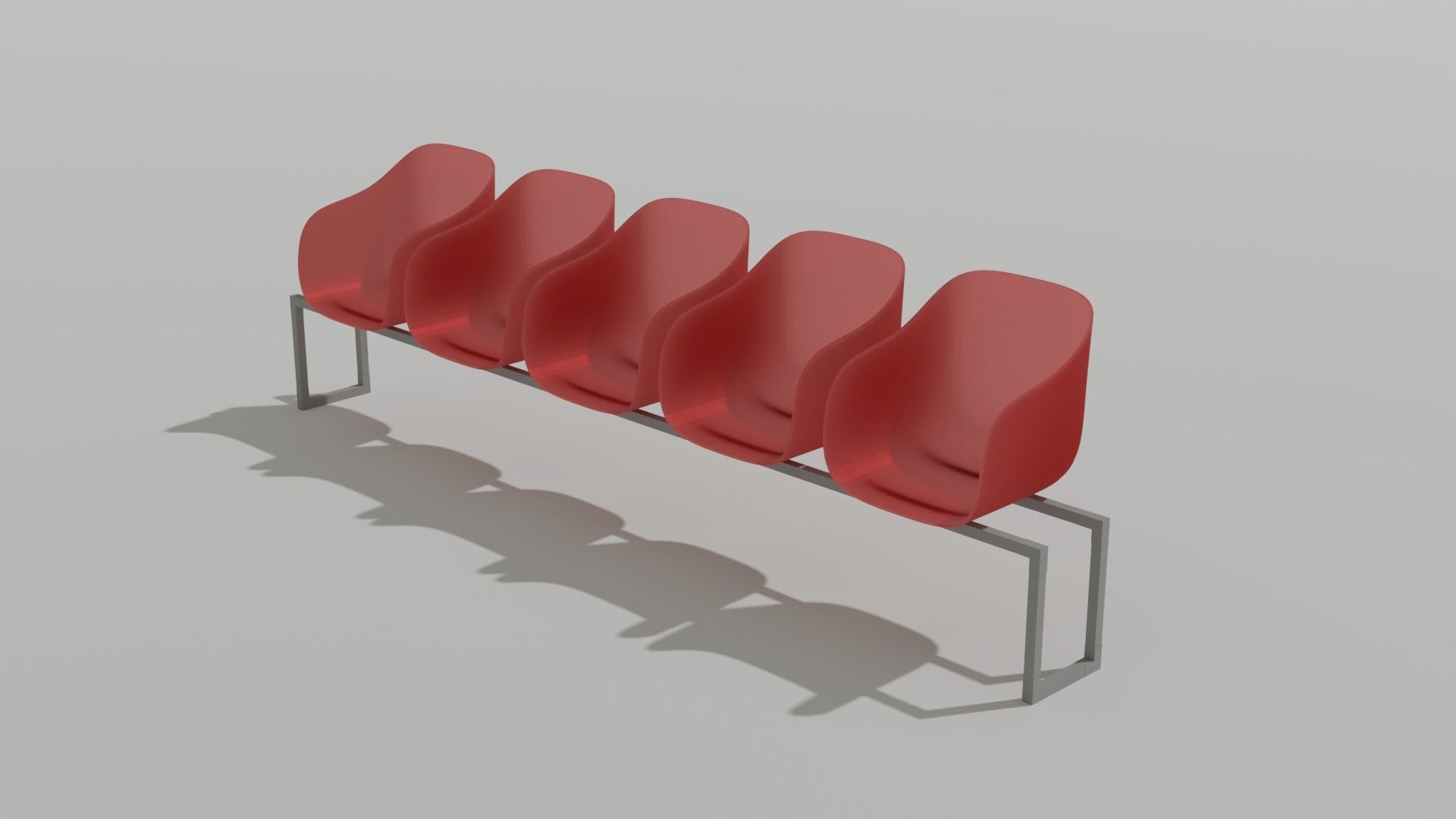 Tribun Stadium Chair 3D model | CGTrader