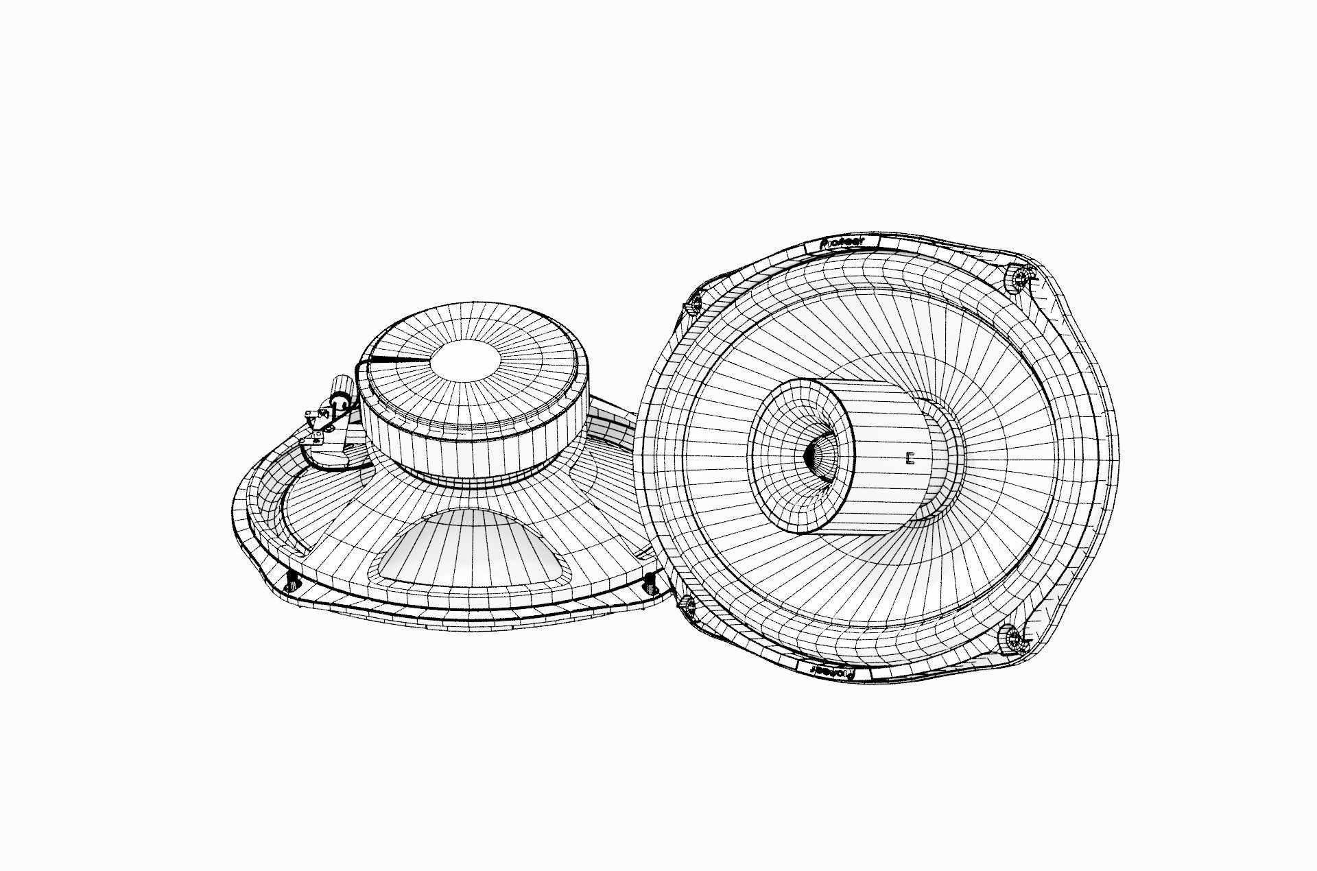 Subwoofer 6x9 3D model | CGTrader