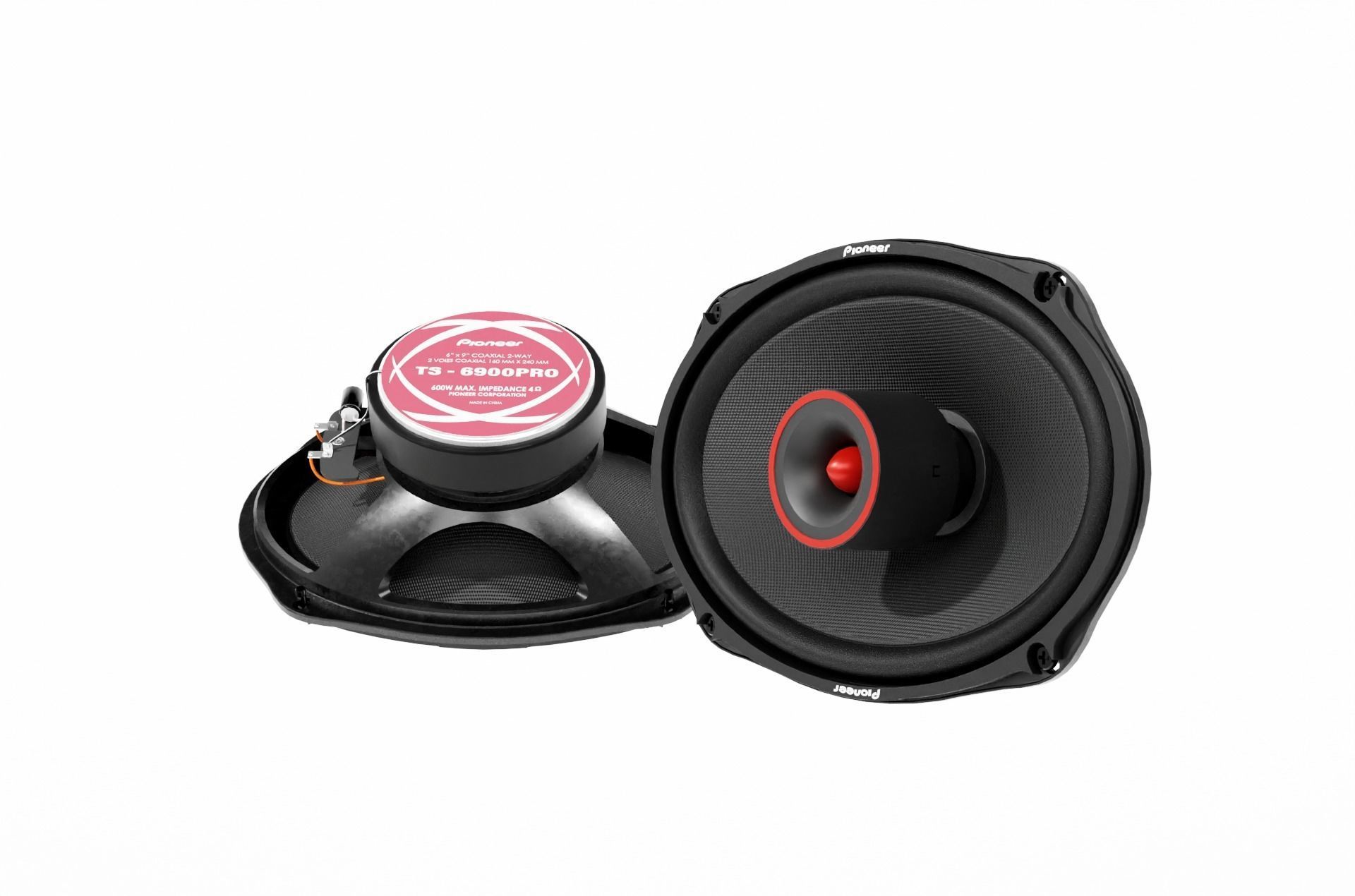 Subwoofer 6x9 3D model | CGTrader