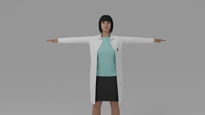 3D model Doctor Woman VR / AR / low-poly | CGTrader