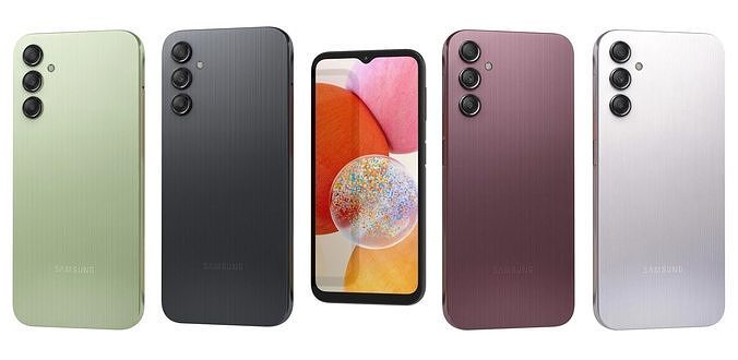 Samsung Galaxy A14 All Colors 3D model | CGTrader