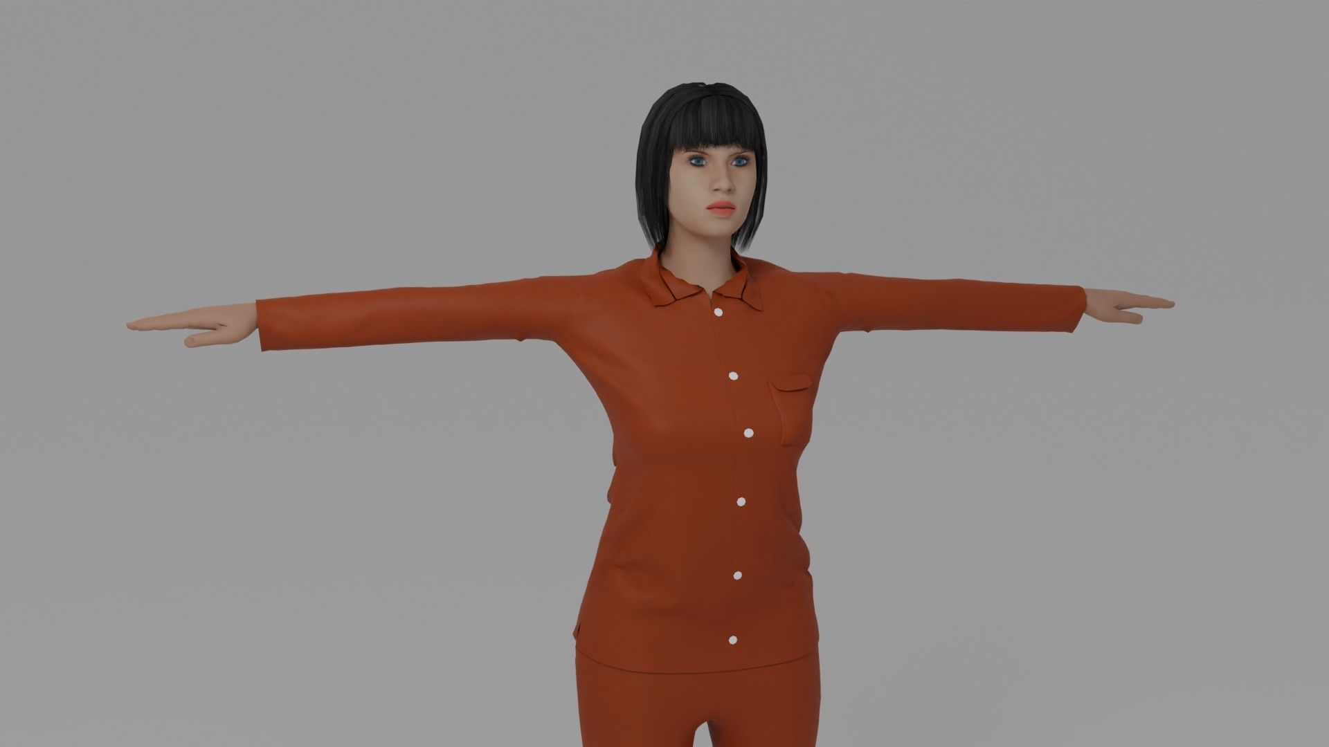 3D model Prisoner Woman VR / AR / low-poly | CGTrader