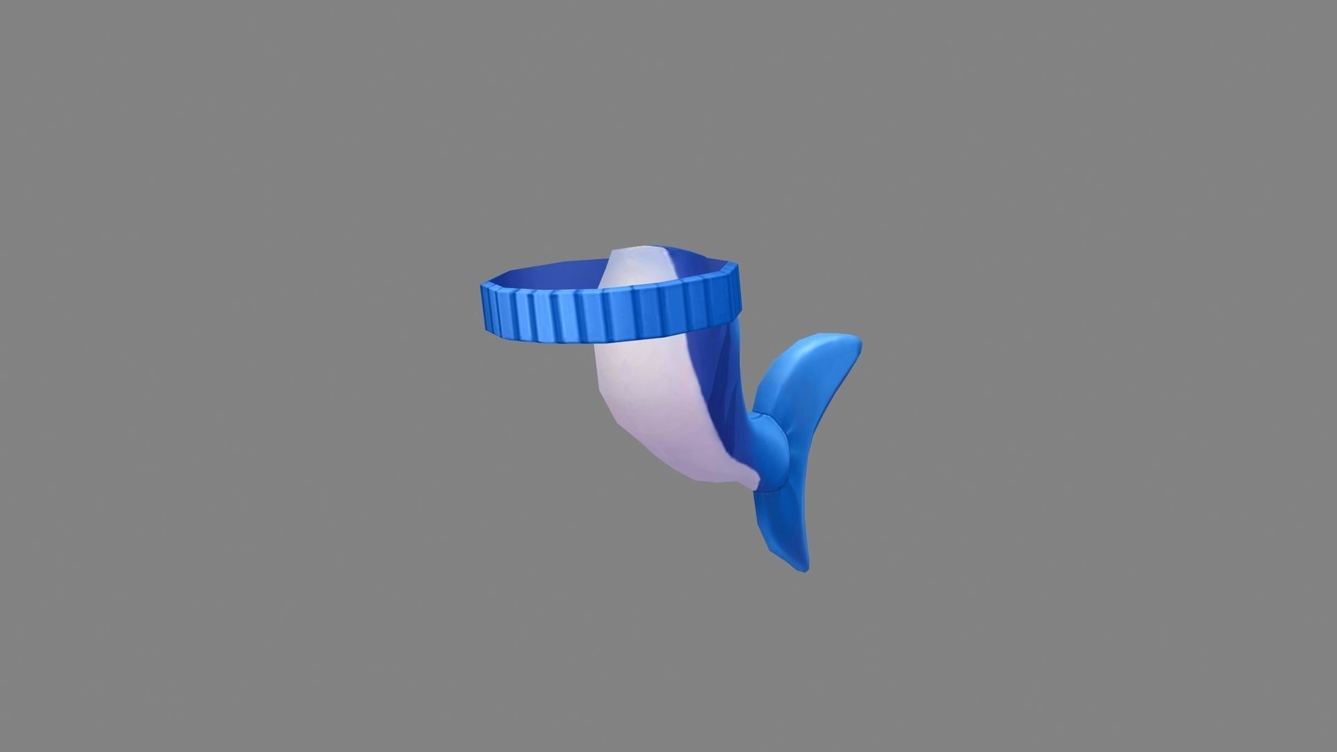3D model Cartoon shark tail - decoration VR / AR / low-poly | CGTrader