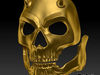 Ghost Gilded Reaper Bone Chiller Golden Skull Mask MW2 - WARZONE 3D ...