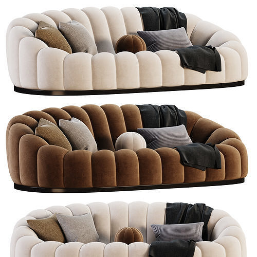 Pierre Paulin Alpha Sofa 3D model | CGTrader