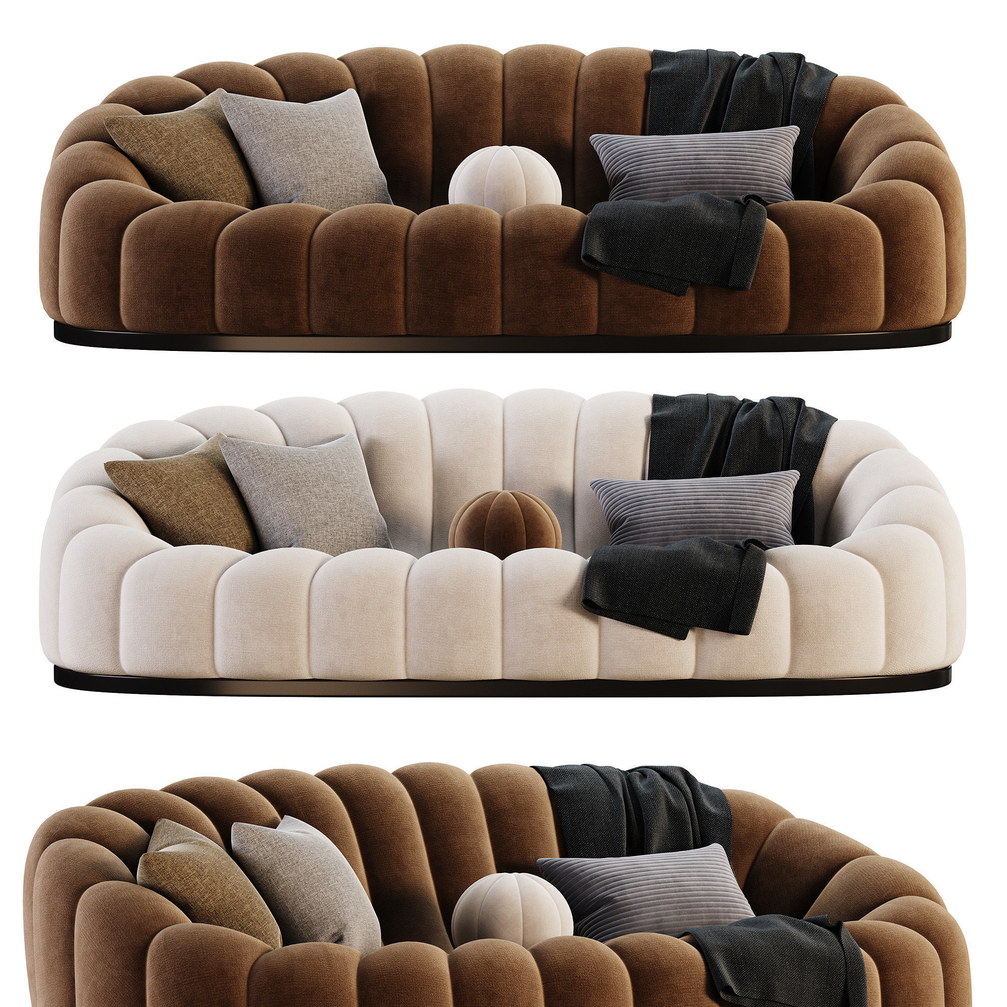 Pierre Paulin Alpha Sofa 3D model | CGTrader