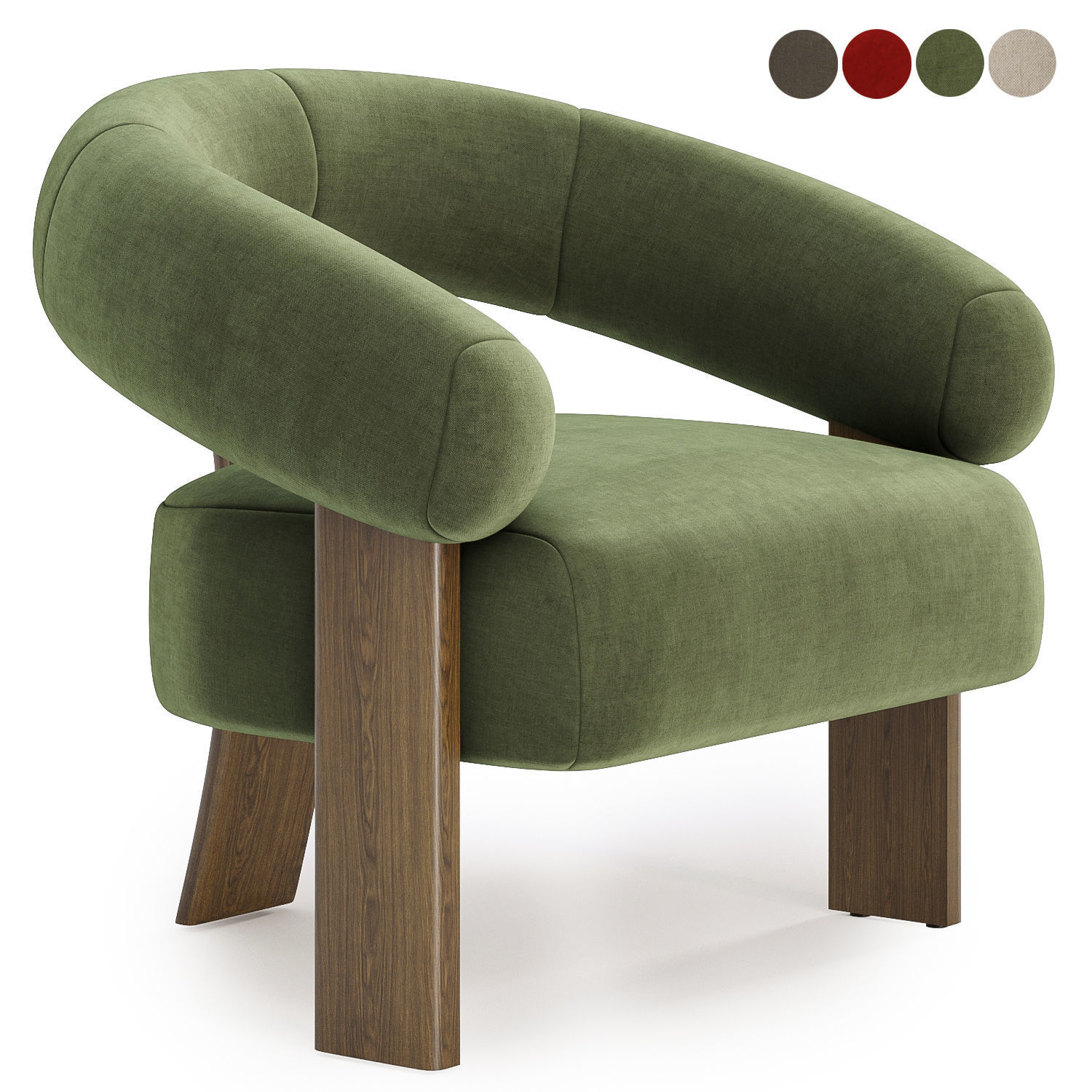 Romana Armchair 3D model | CGTrader