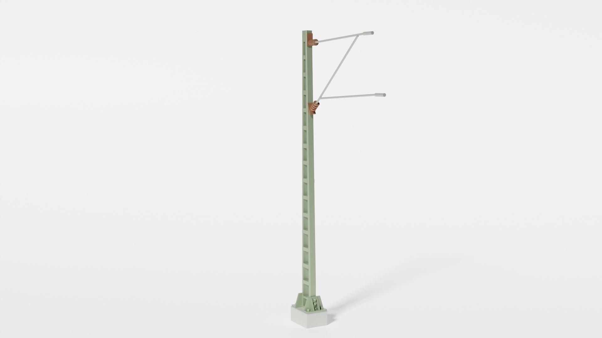3D model Standard overhead line mast VR / AR / low-poly | CGTrader