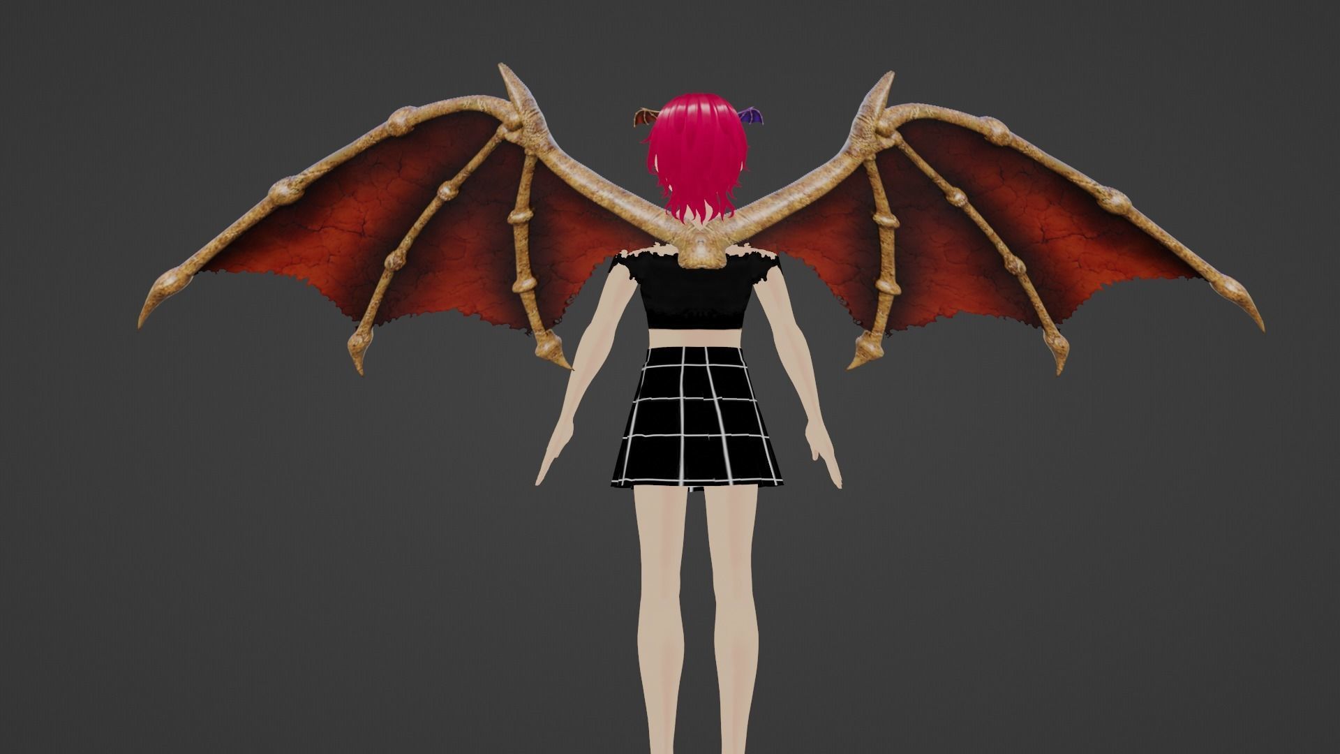 3D model Dragon Girl Vrchat 3D model VR / AR / low-poly | CGTrader