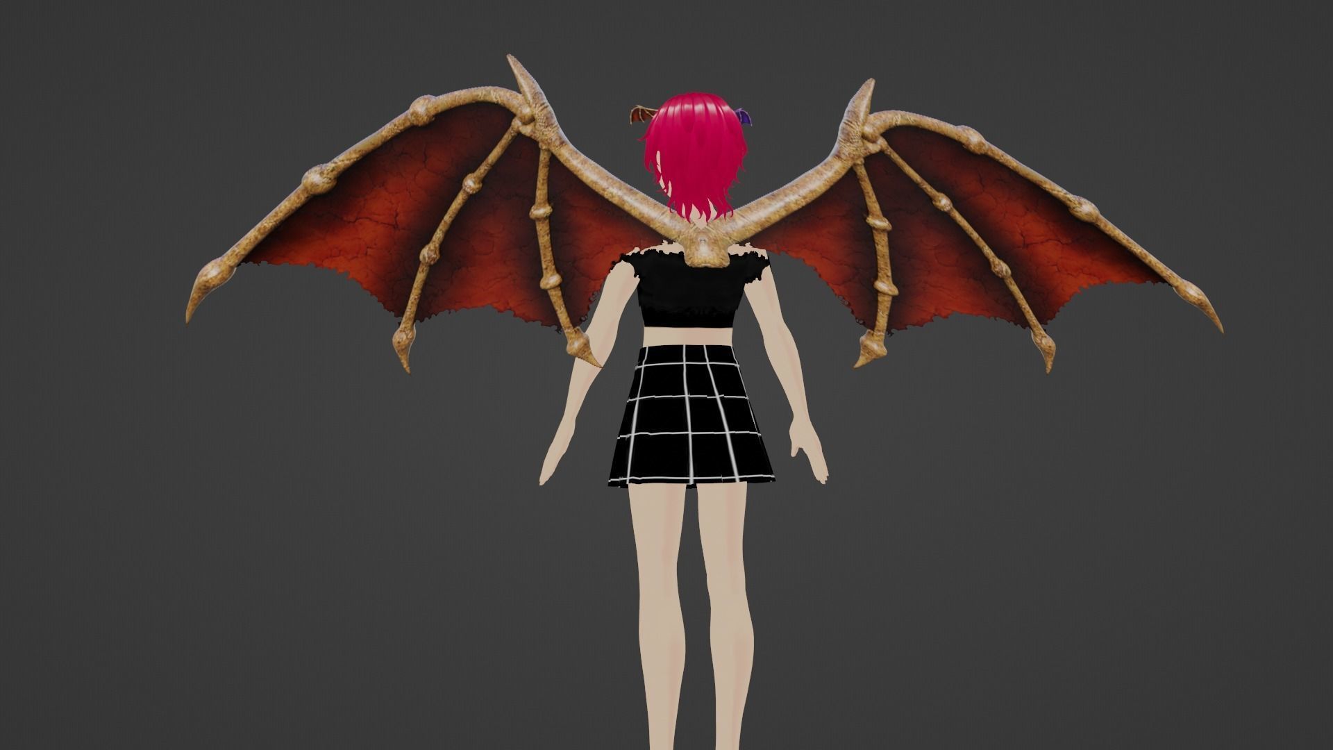 3D model Dragon Girl Vrchat 3D model VR / AR / low-poly | CGTrader