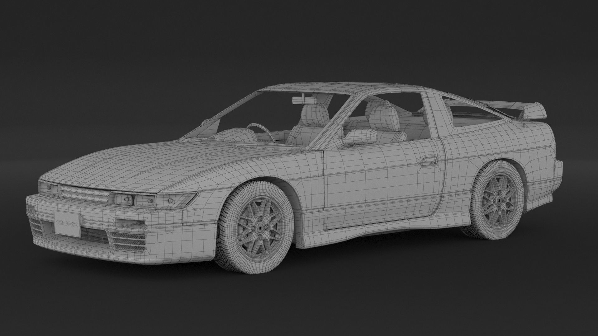 Nissan 180SX Sileighty 3D model | CGTrader