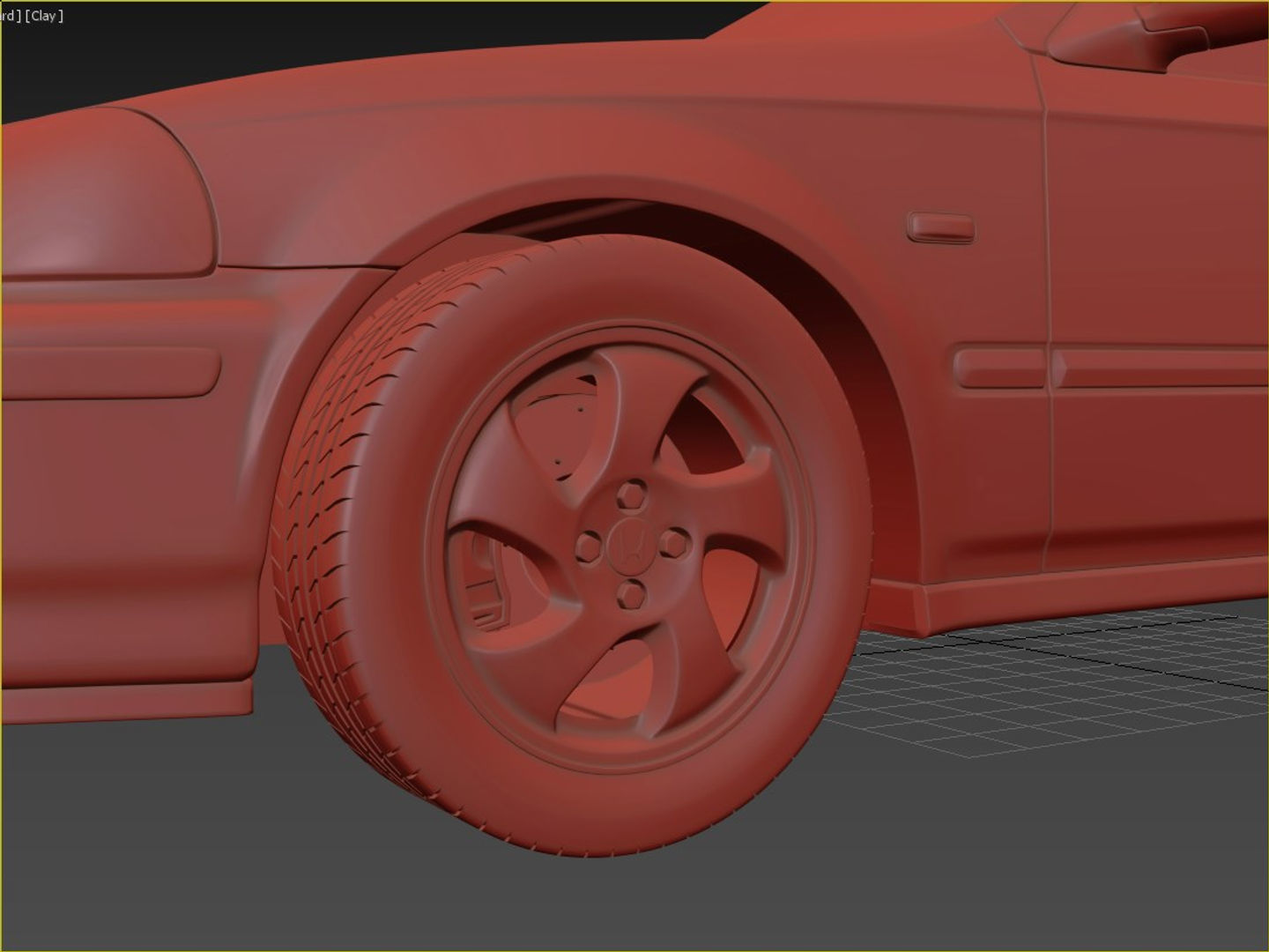 Honda Civic VTI 3D model | CGTrader