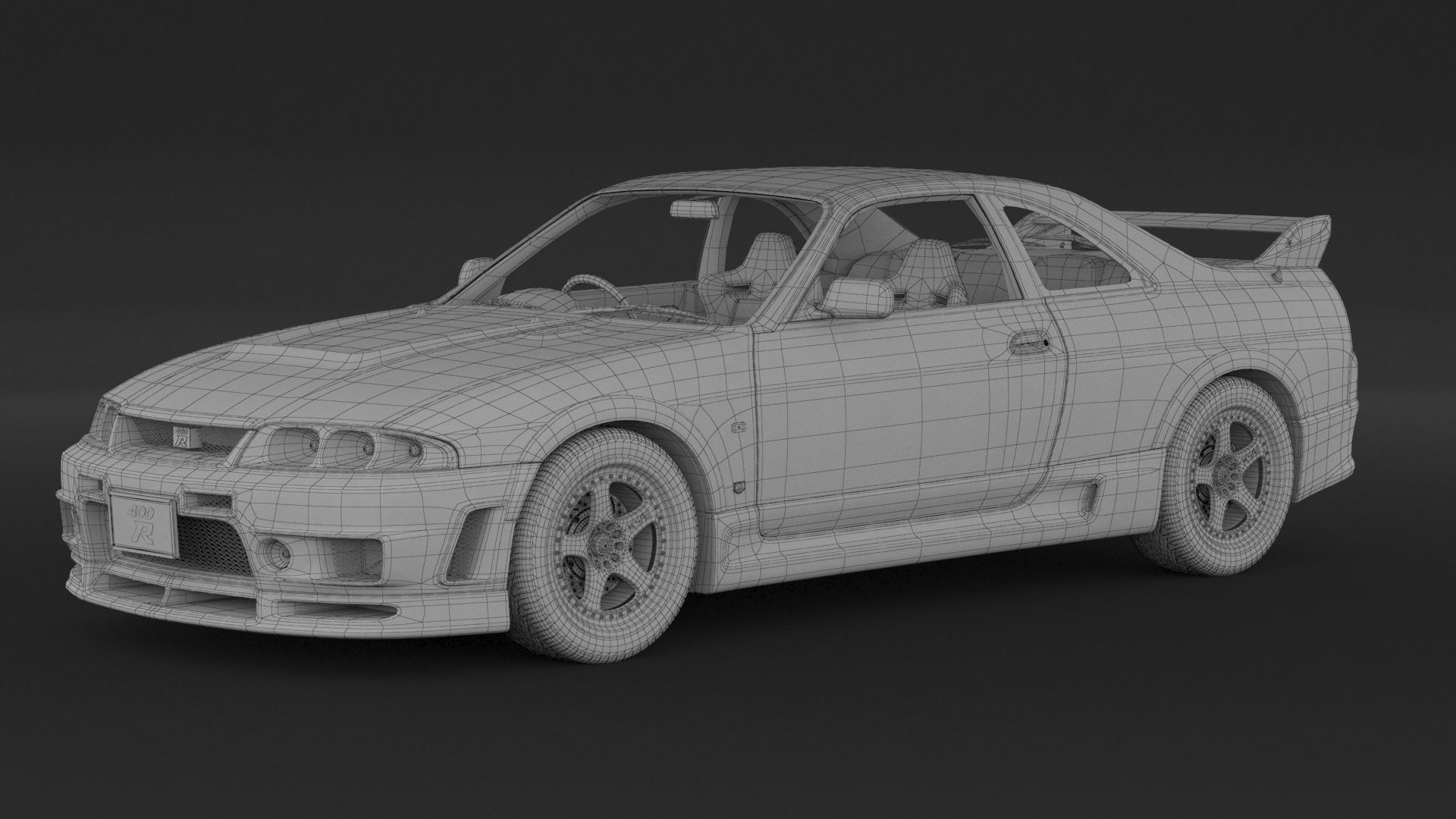 Nissan Skyline R33 400R 3D model | CGTrader