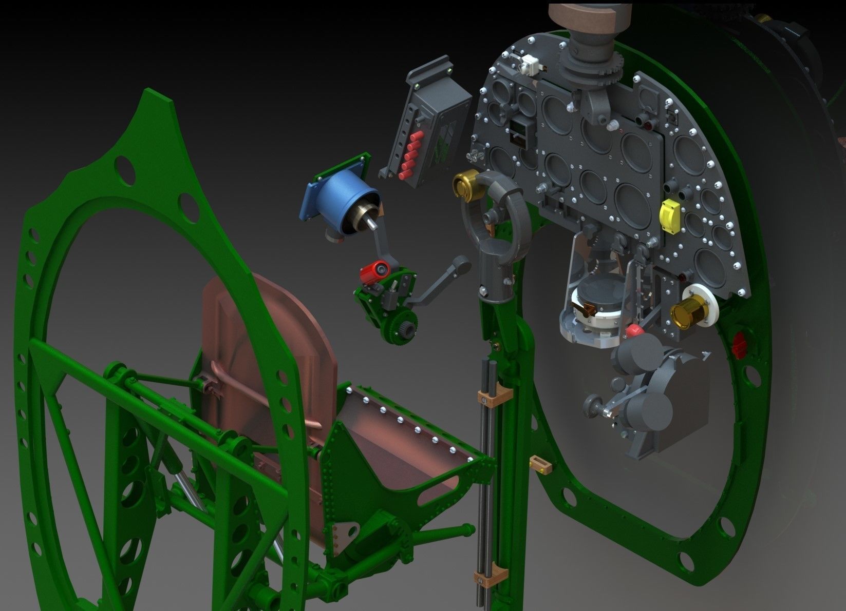 Spitfire Hight definition work Cockpit STL FILES 3D print model 3D ...