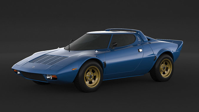 Lancia Stratos HF 3D model | CGTrader