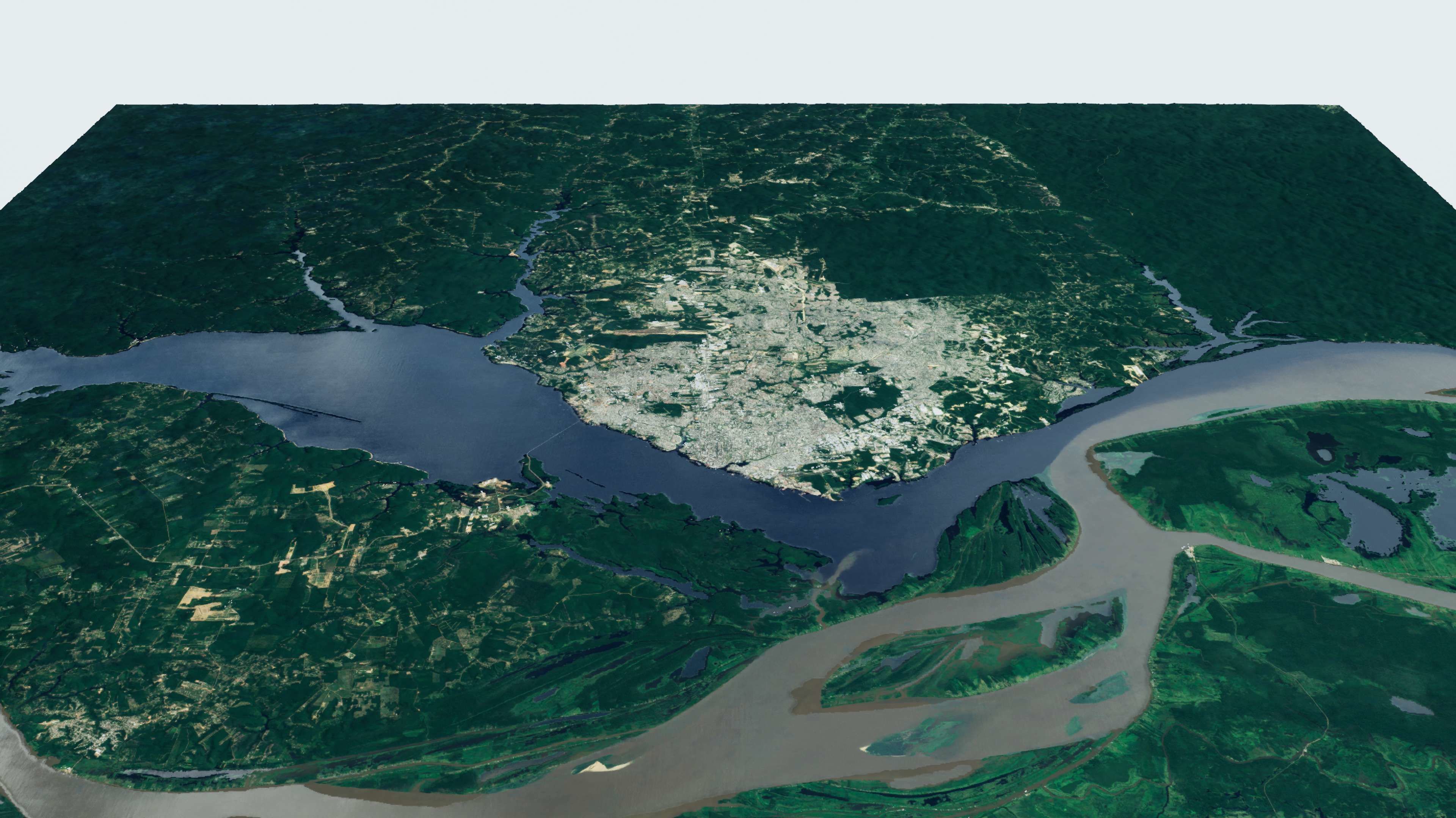 Manaus Brazil City Landscape 3D Model 3D model | CGTrader