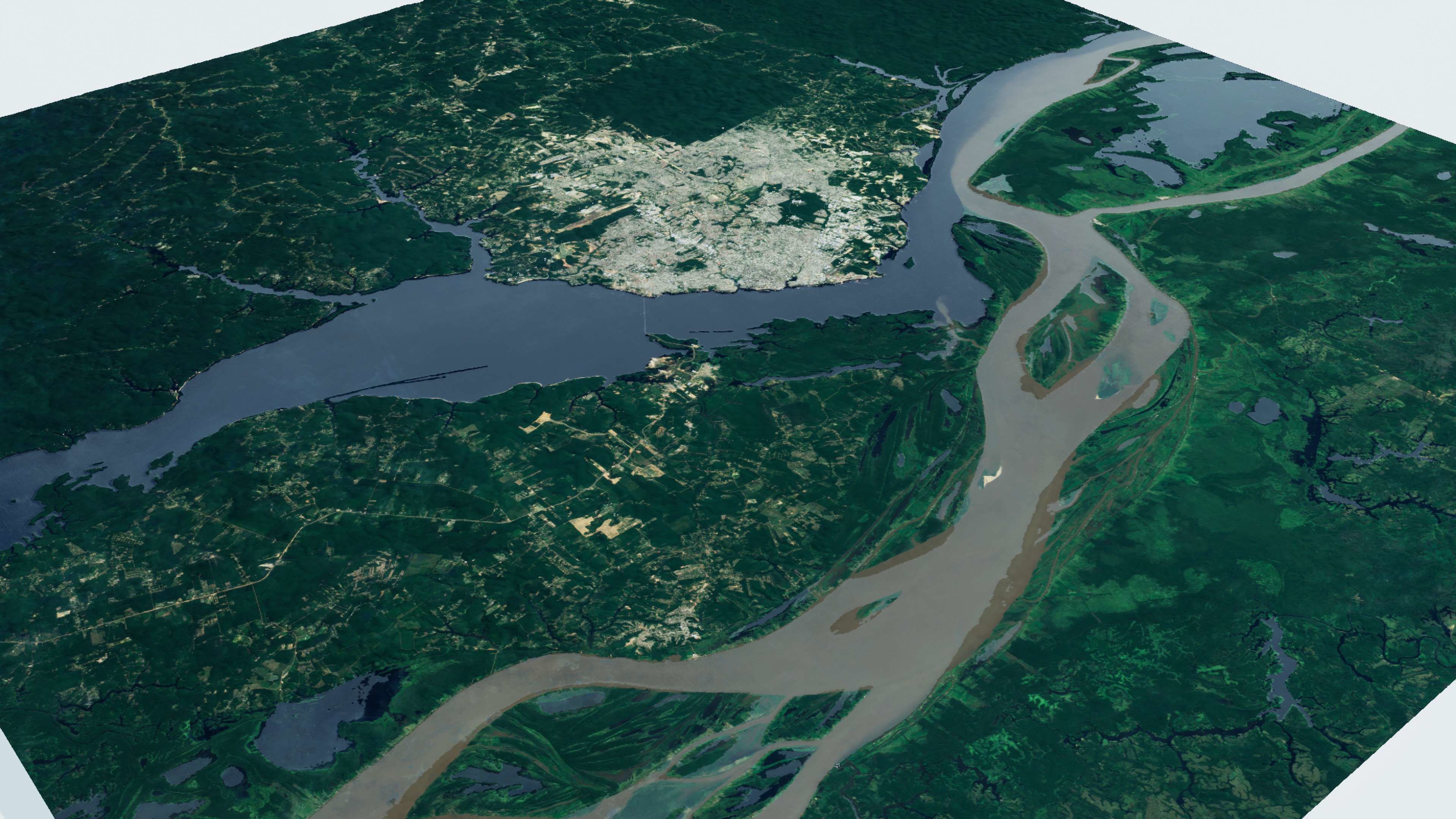 Manaus Brazil City Landscape 3D Model 3D model | CGTrader