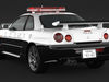 Nissan Skyline GT-R R34 Police Car 3D model | CGTrader