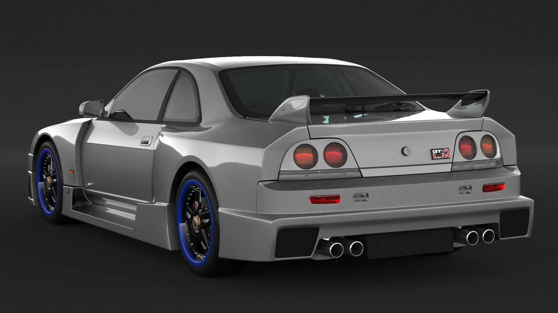 Nissan Skyline GT-R LM R33 3D model | CGTrader