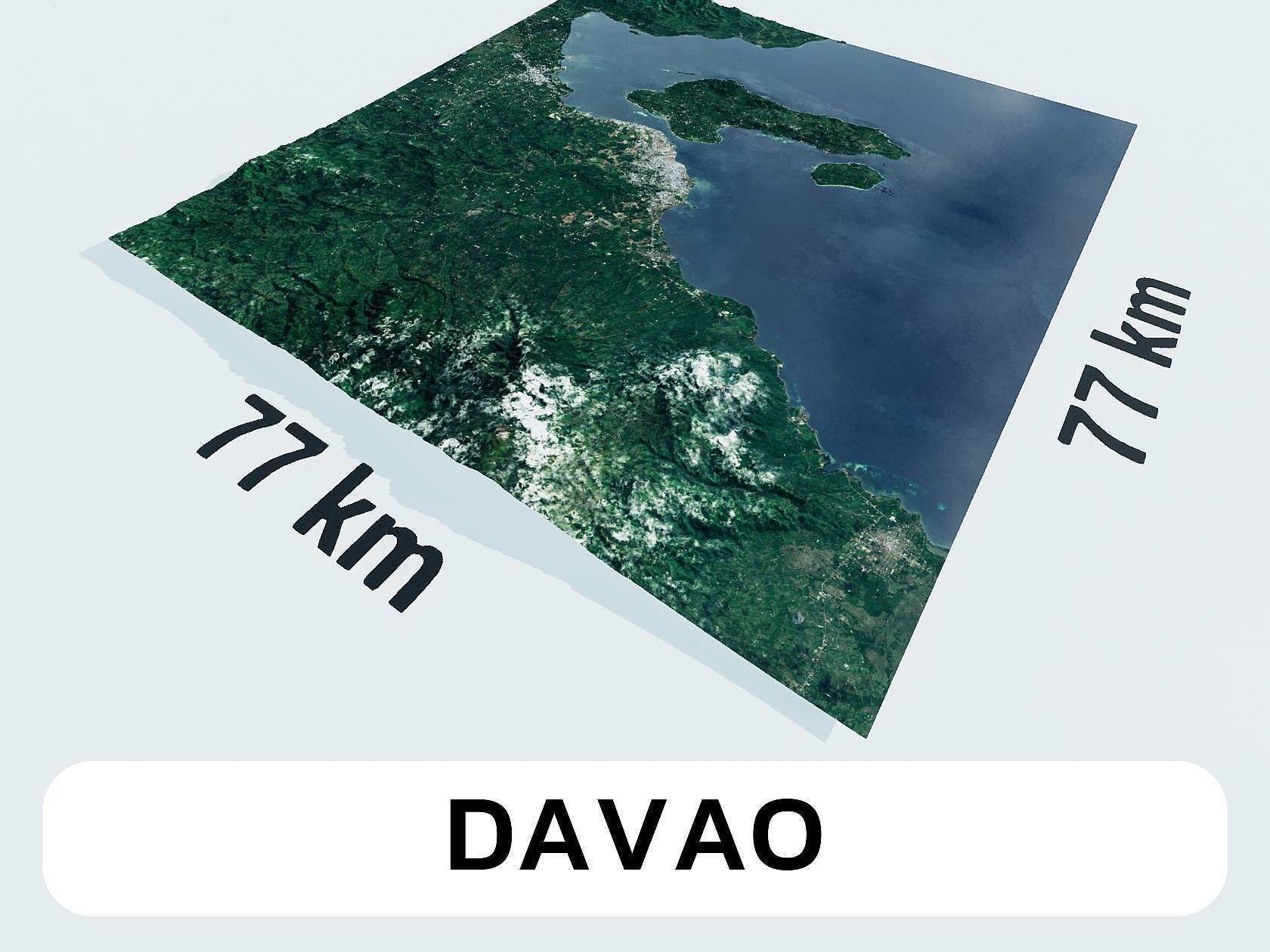 Davao Philippines City Landscape 3D Model 3D model | CGTrader