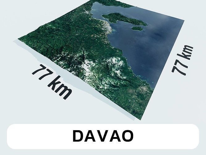 Davao Philippines City Landscape 3D Model 3D model | CGTrader