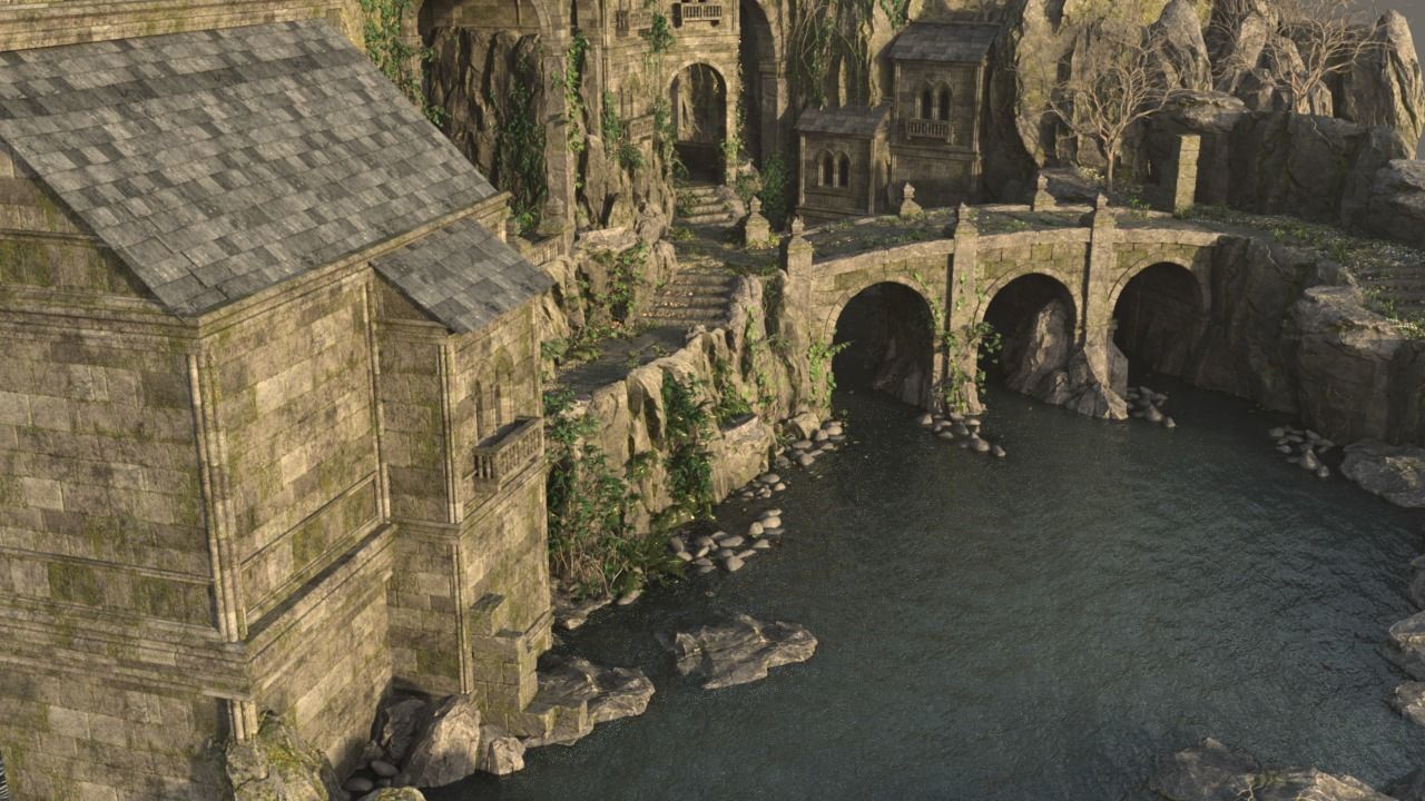 Medieval ancient city 3D model | CGTrader