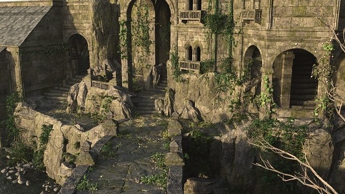 Medieval ancient city 3D model | CGTrader