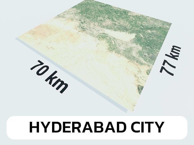 Hyderabad City Pakistan City Landscape 3D Model 3D model | CGTrader