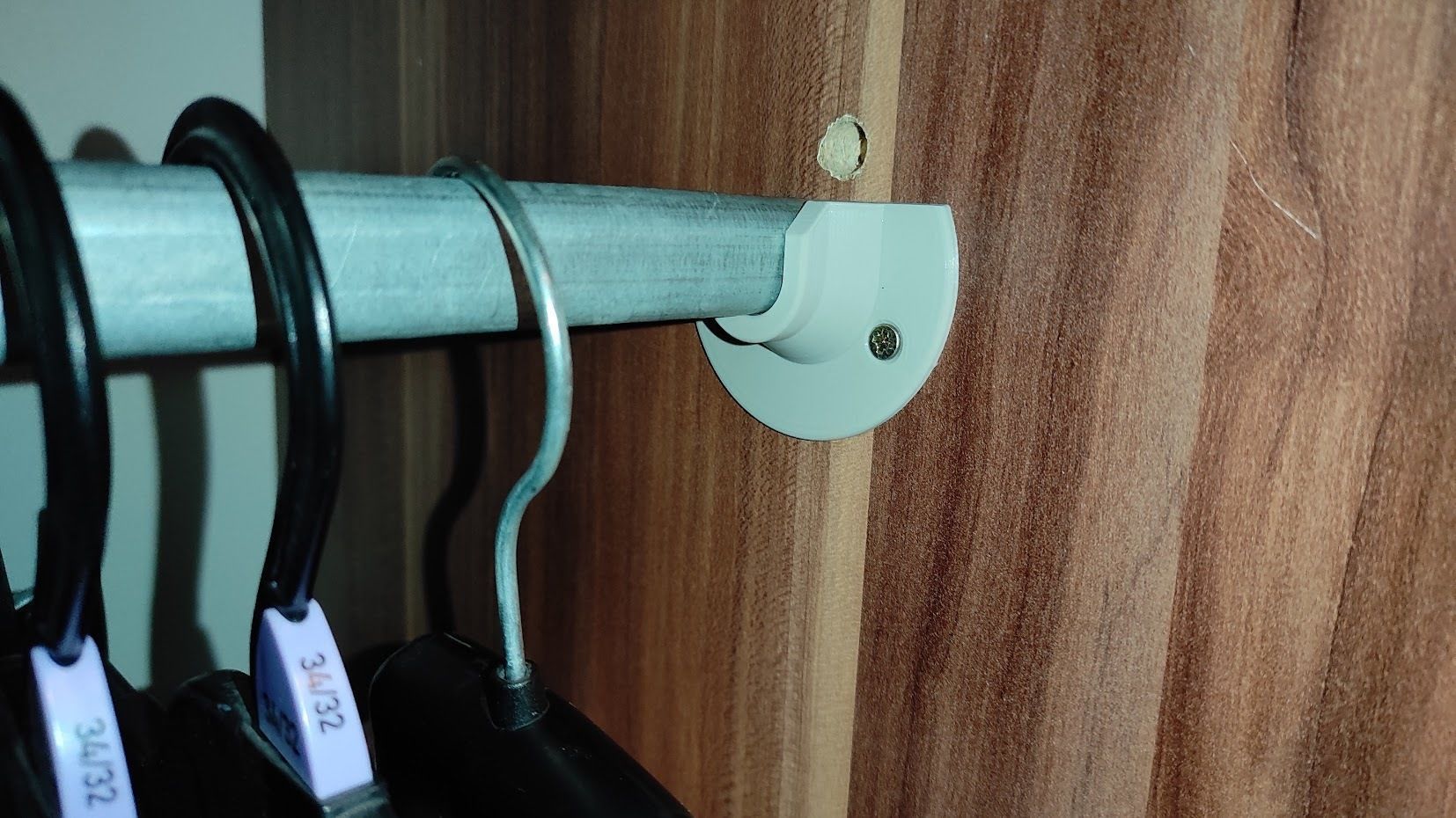 Closet rod holder 3D model 3D printable | CGTrader