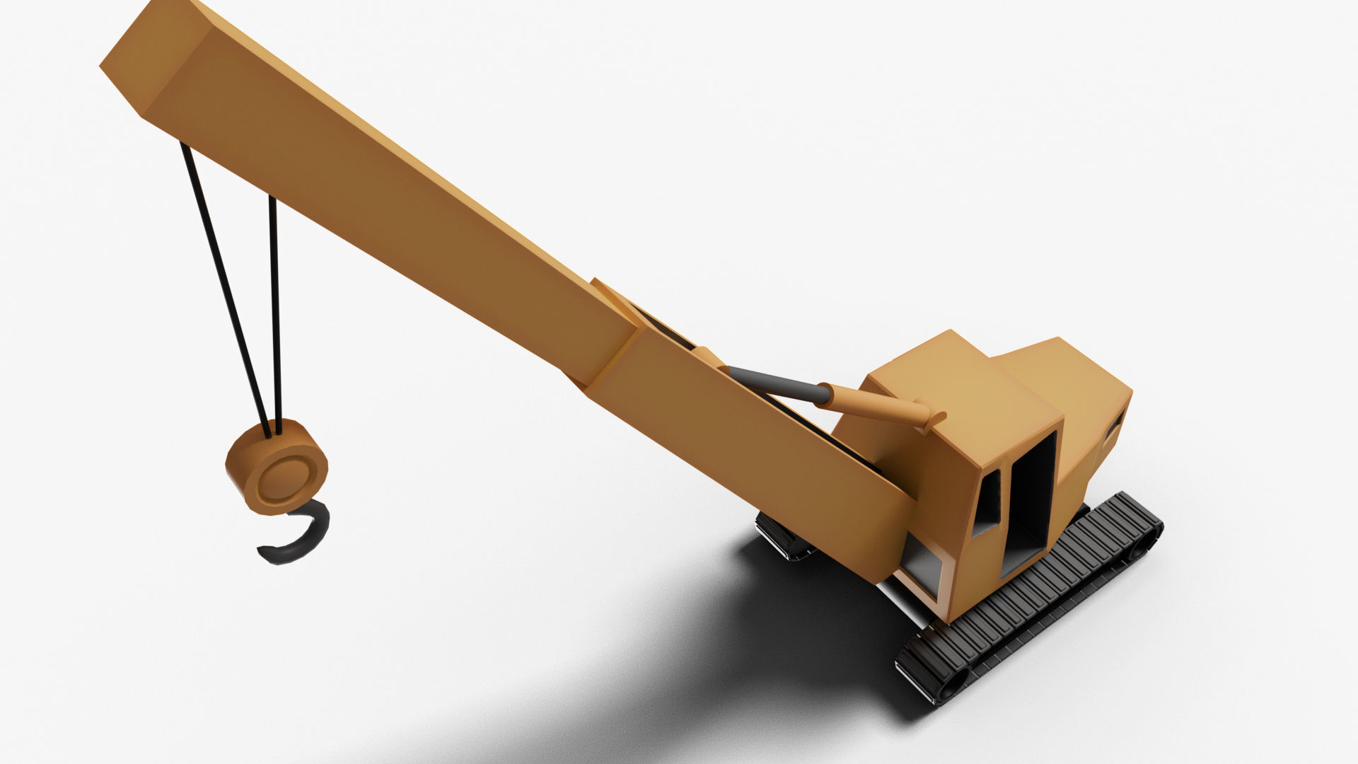 3D model Low-poly Crain 3d model - Cartoon Crain Low-poly VR / AR / low ...