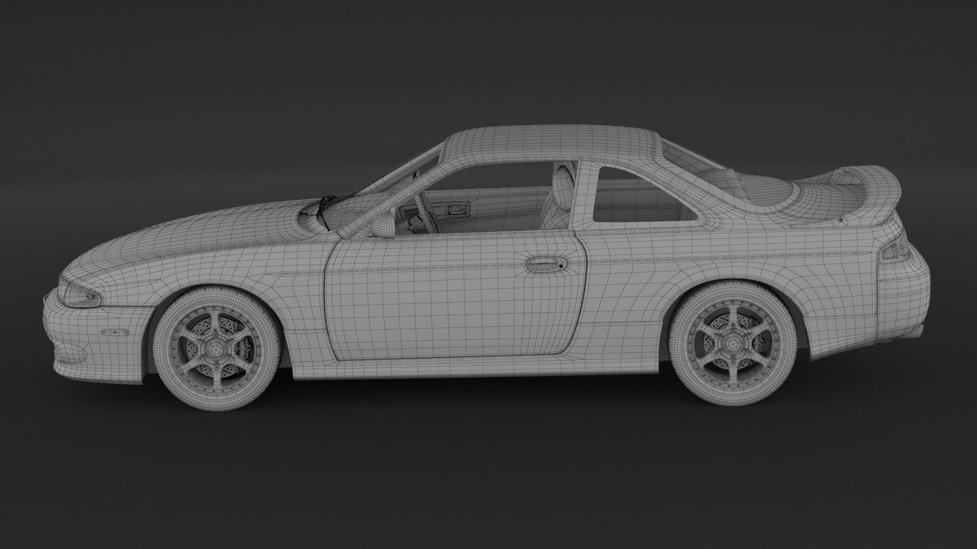 Nissan Silvia S14 3D model | CGTrader