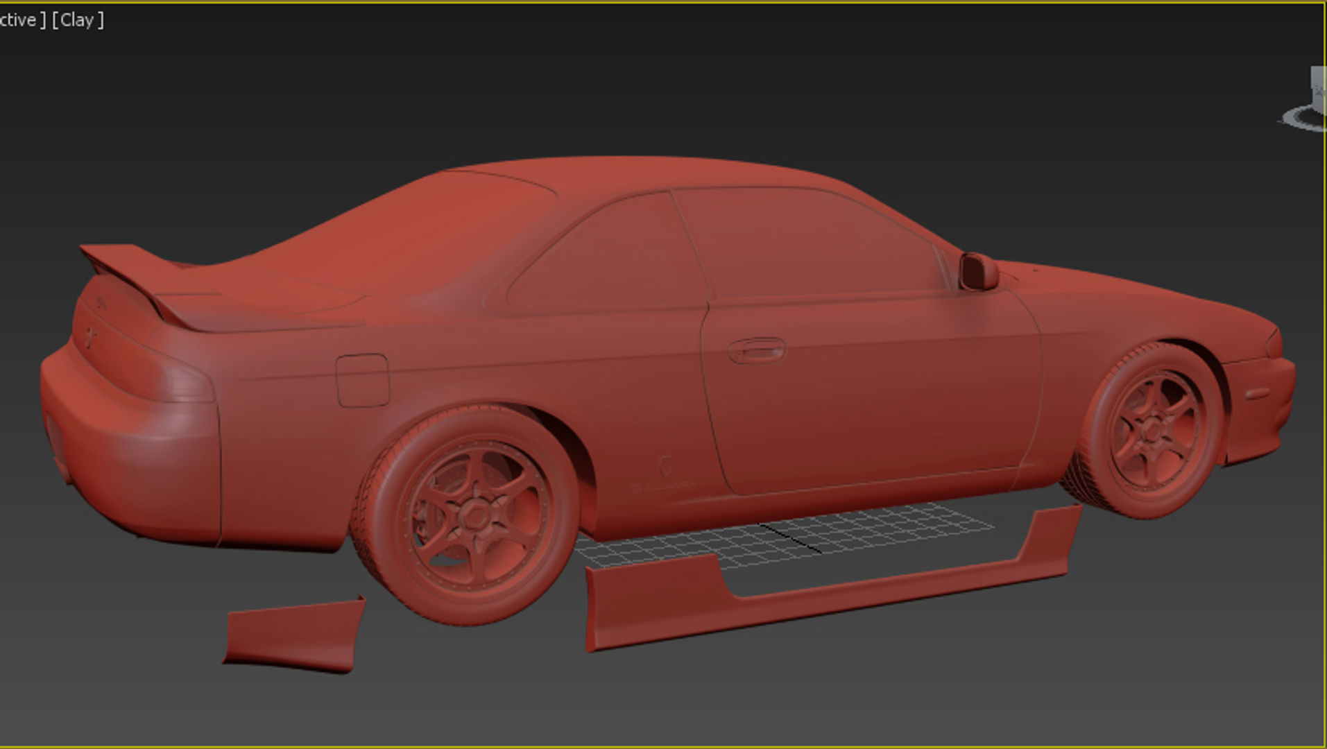 Nissan Silvia S14 3D model | CGTrader