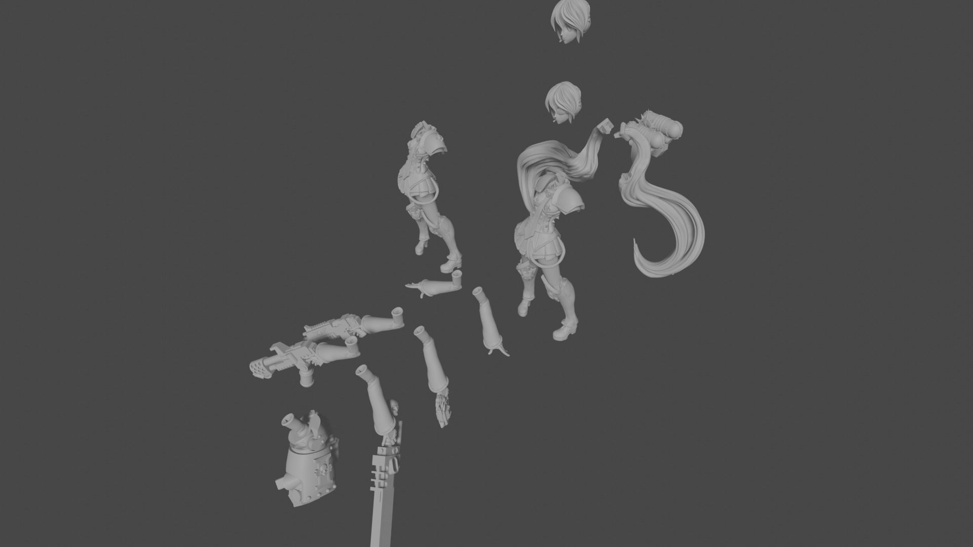 UWU Army 3D model 3D printable | CGTrader