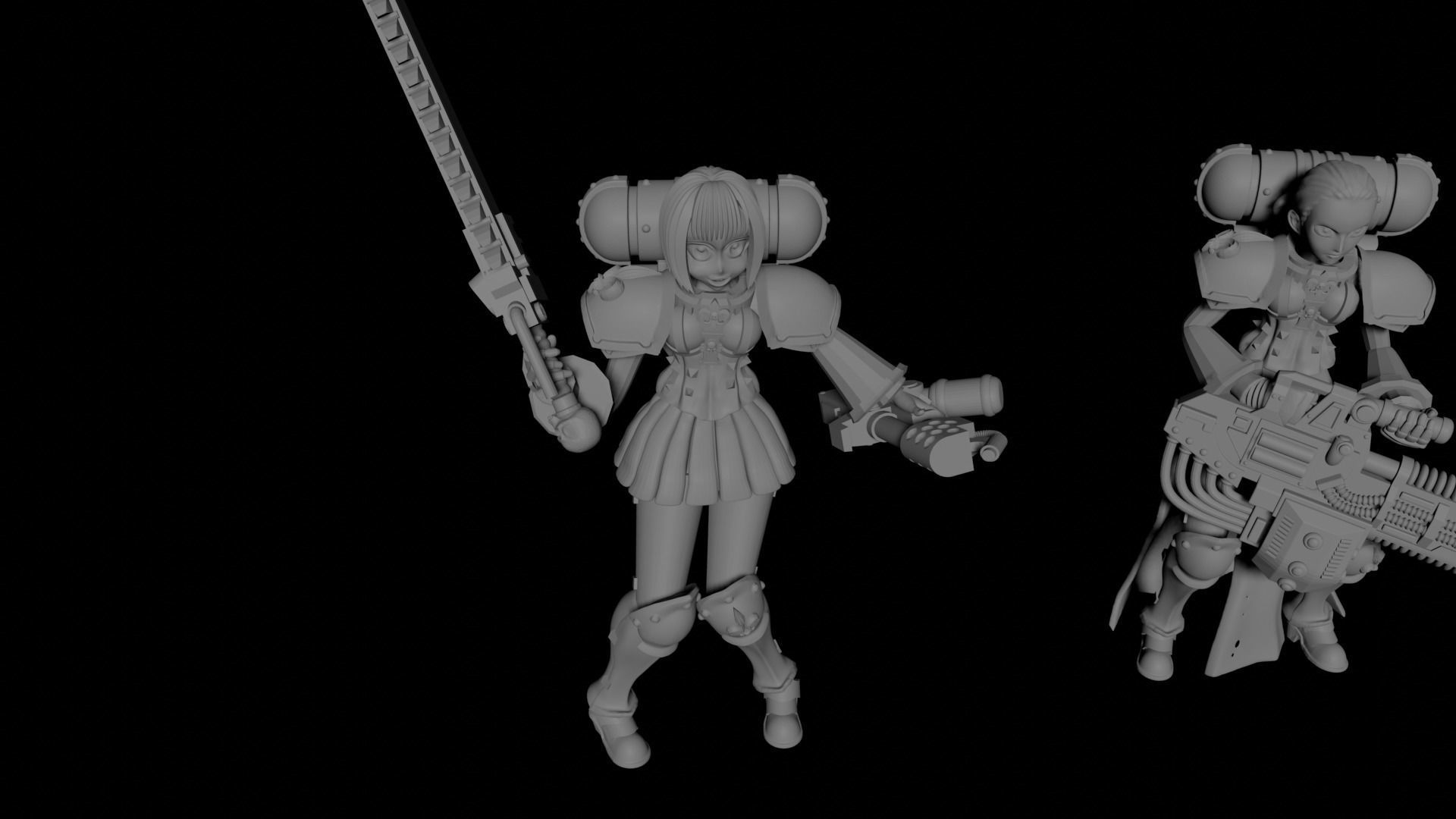 UWU Army 3D model 3D printable | CGTrader