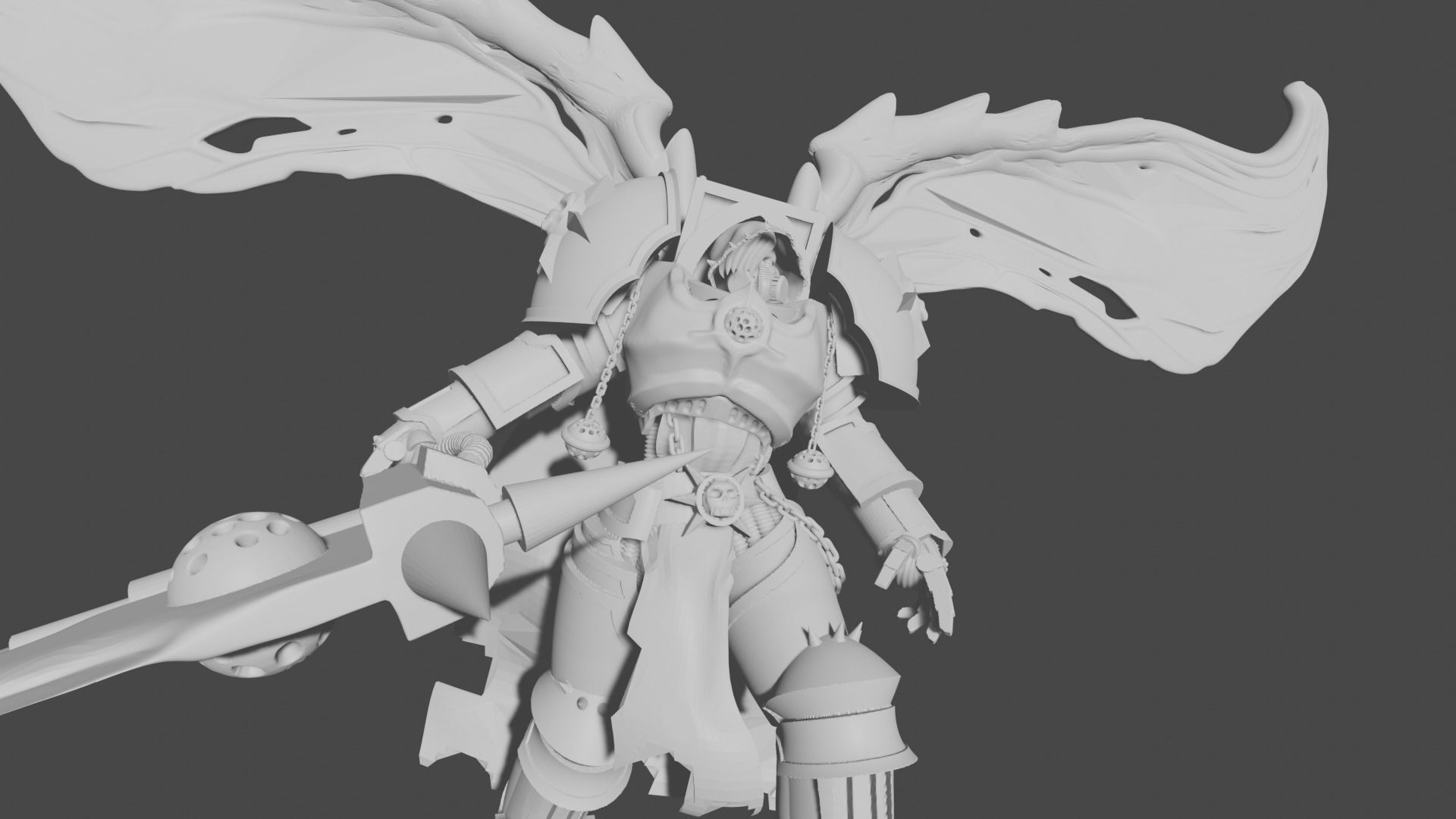AniMortarion warhammer lord mortarion 3D model 3D printable | CGTrader
