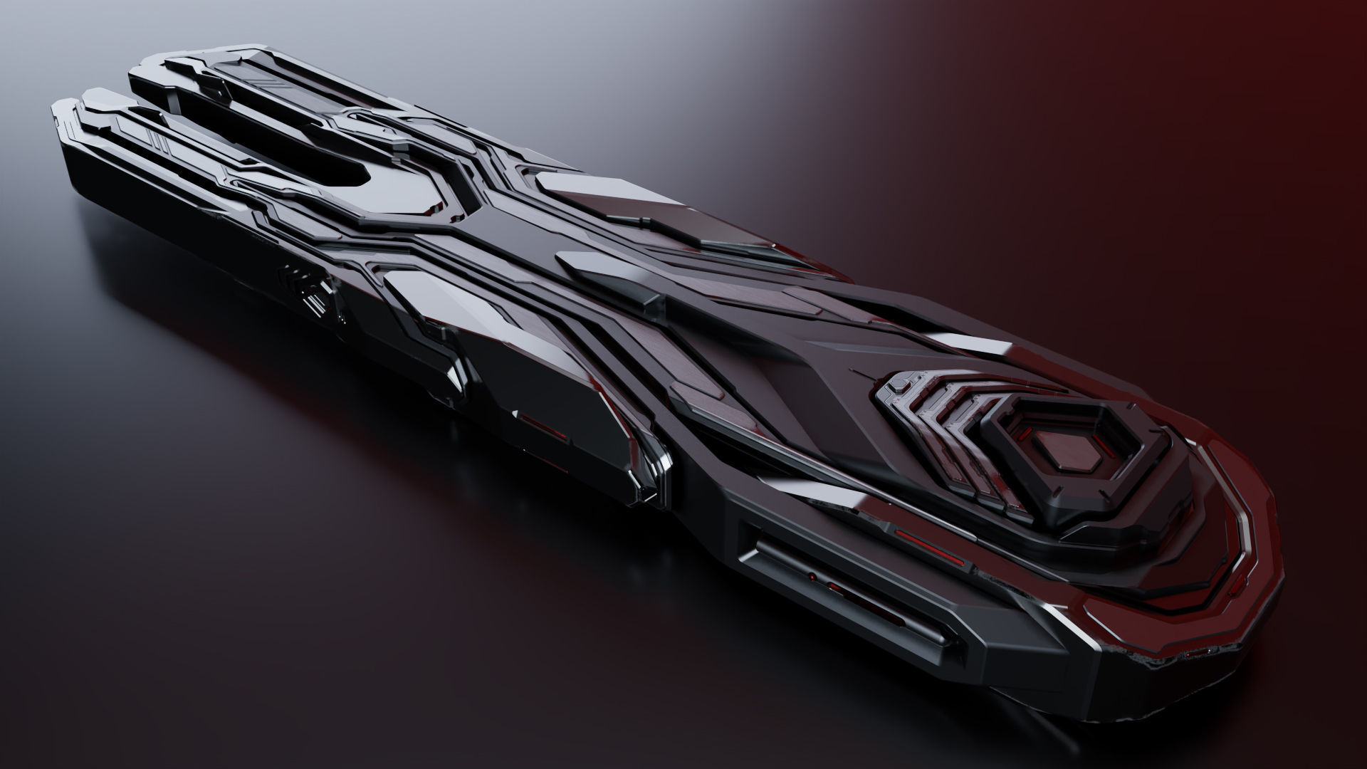 Epic Sci-Fi Hard Surface Sci Fi Buildings and Assets 3D Kit 3D model ...