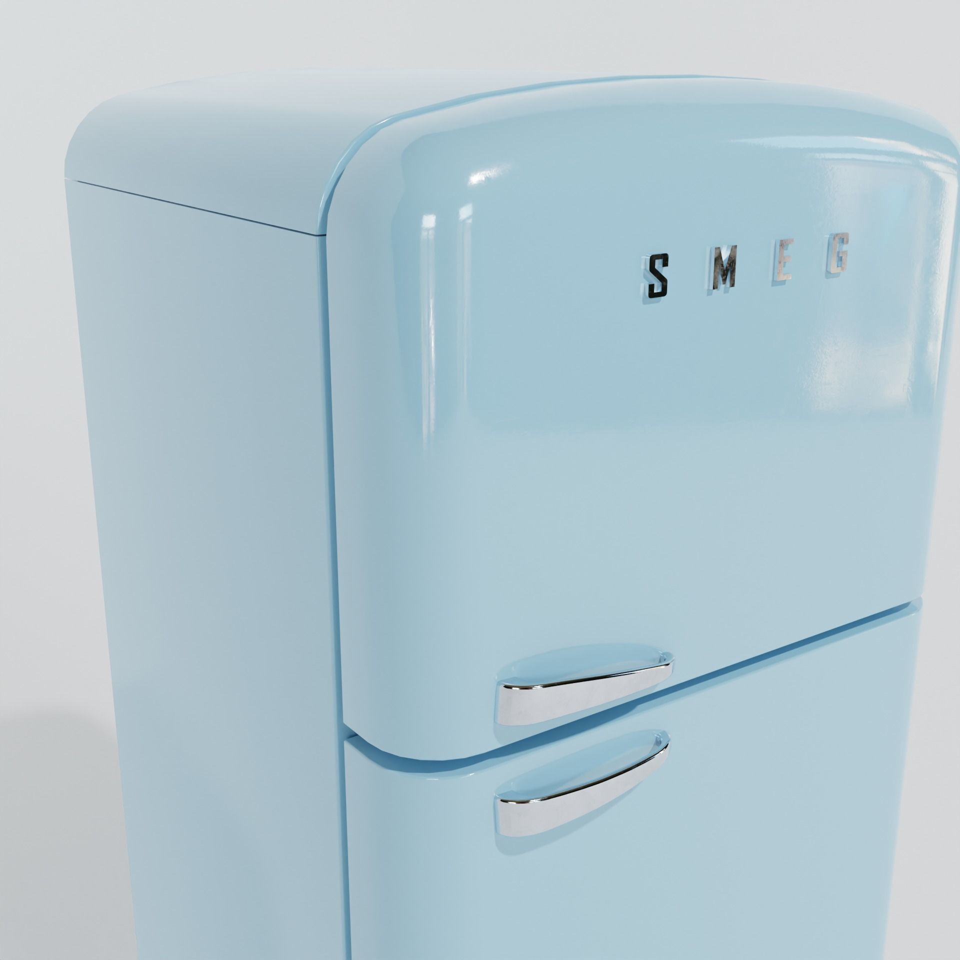 Classic Smeg Fridge 3D model | CGTrader