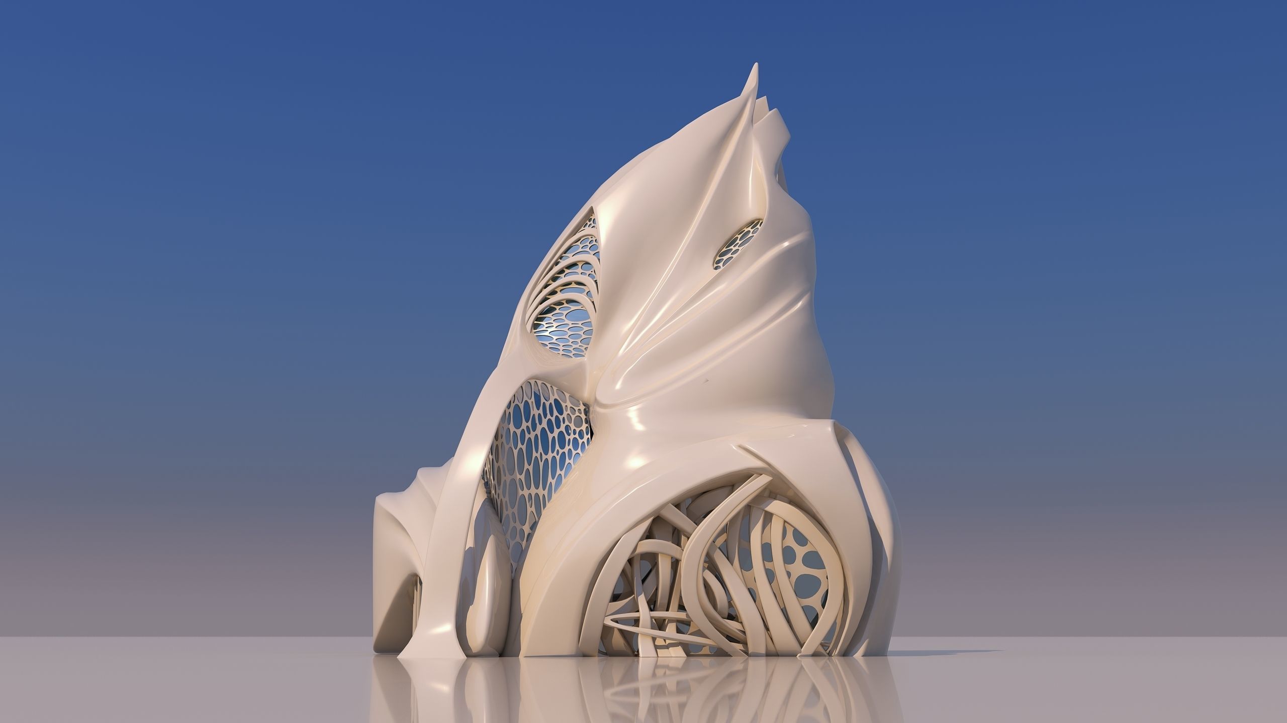 0134 - Futuristic House 3D model | CGTrader