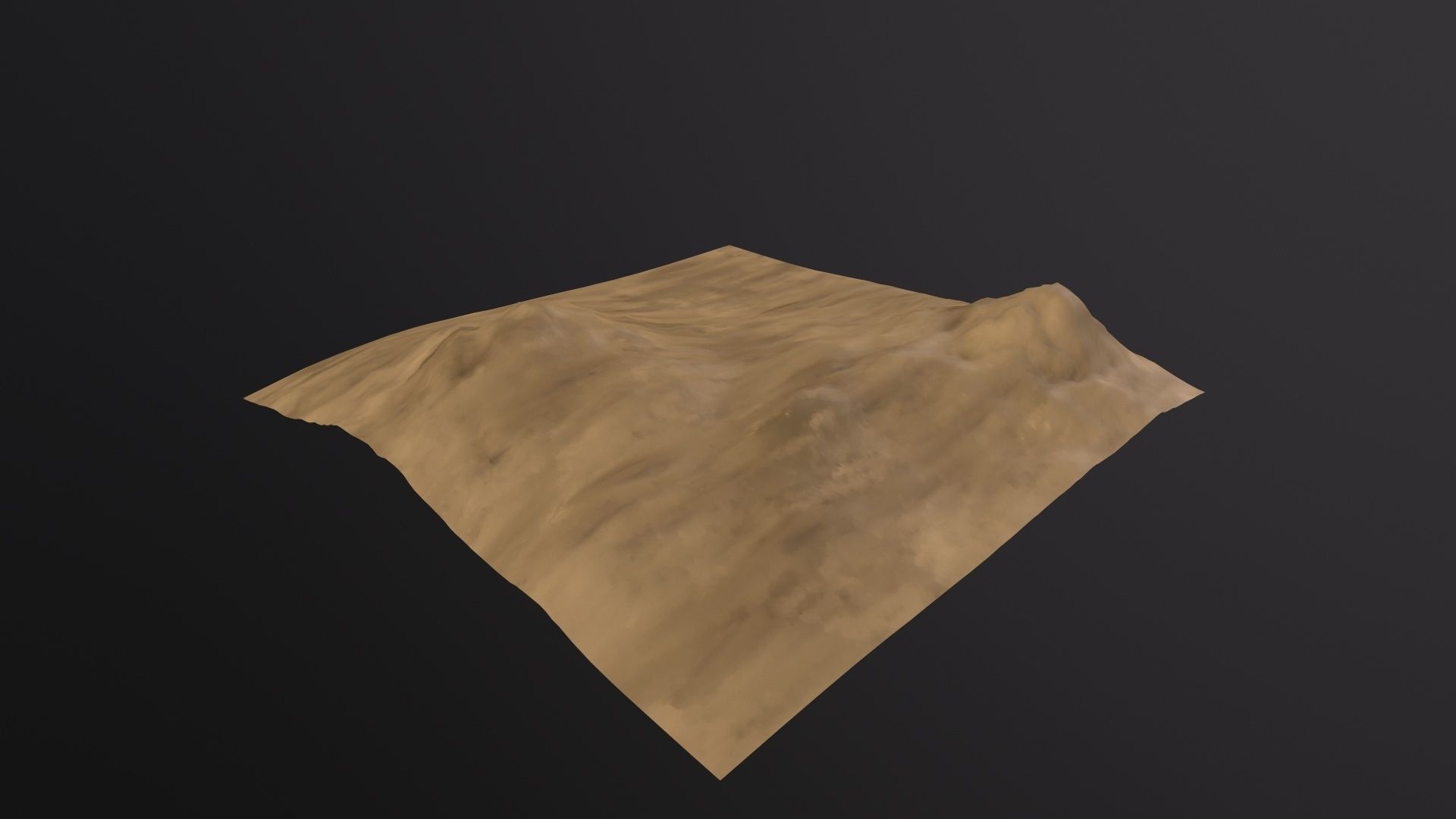 3D model Desert Sand Dune Landscape 3D Model VR / AR / low-poly | CGTrader
