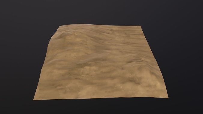 3D model Desert Sand Dune Landscape 3D Model VR / AR / low-poly | CGTrader