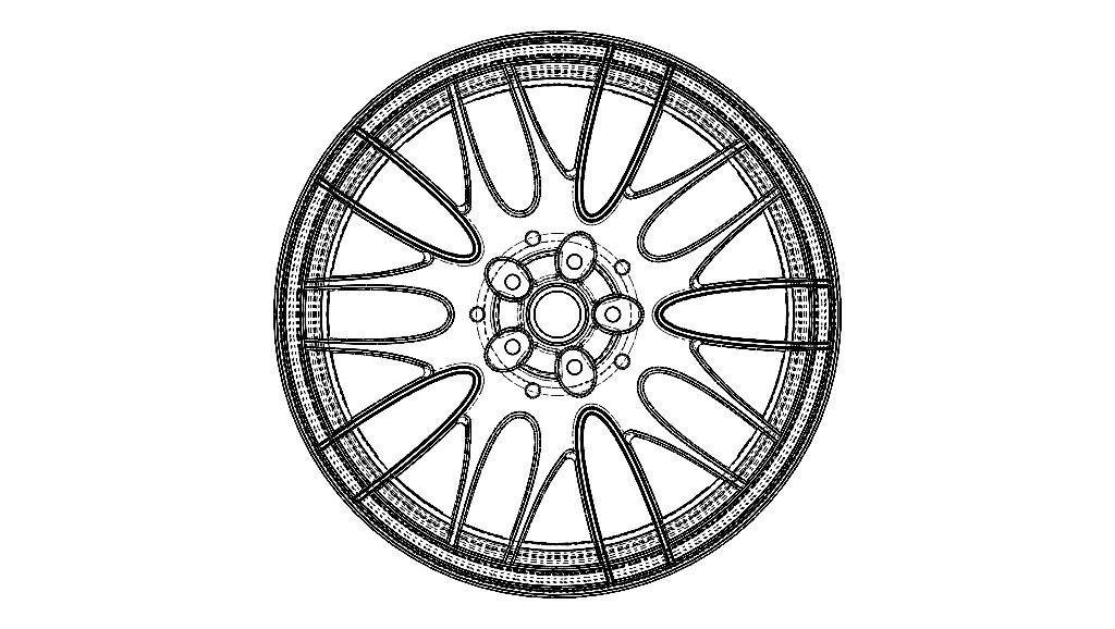 Classics Style Rims 3D model rigged | CGTrader