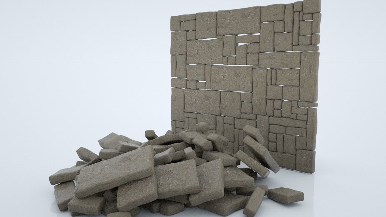 paving stones free 3D model | CGTrader
