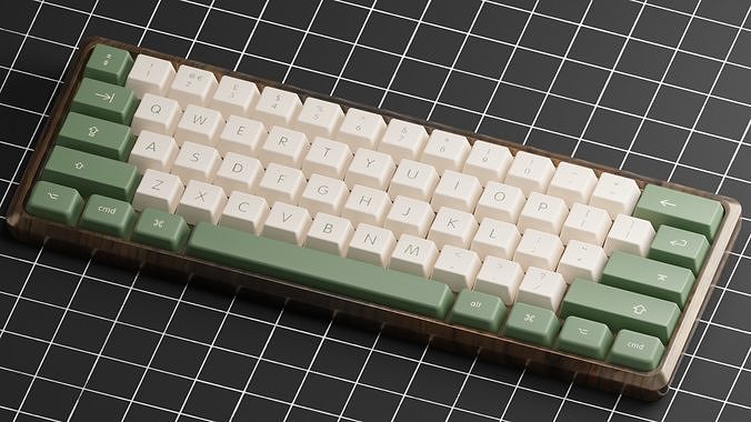 3D model Mid poly stylized gaming keyboard VR / AR / low-poly | CGTrader