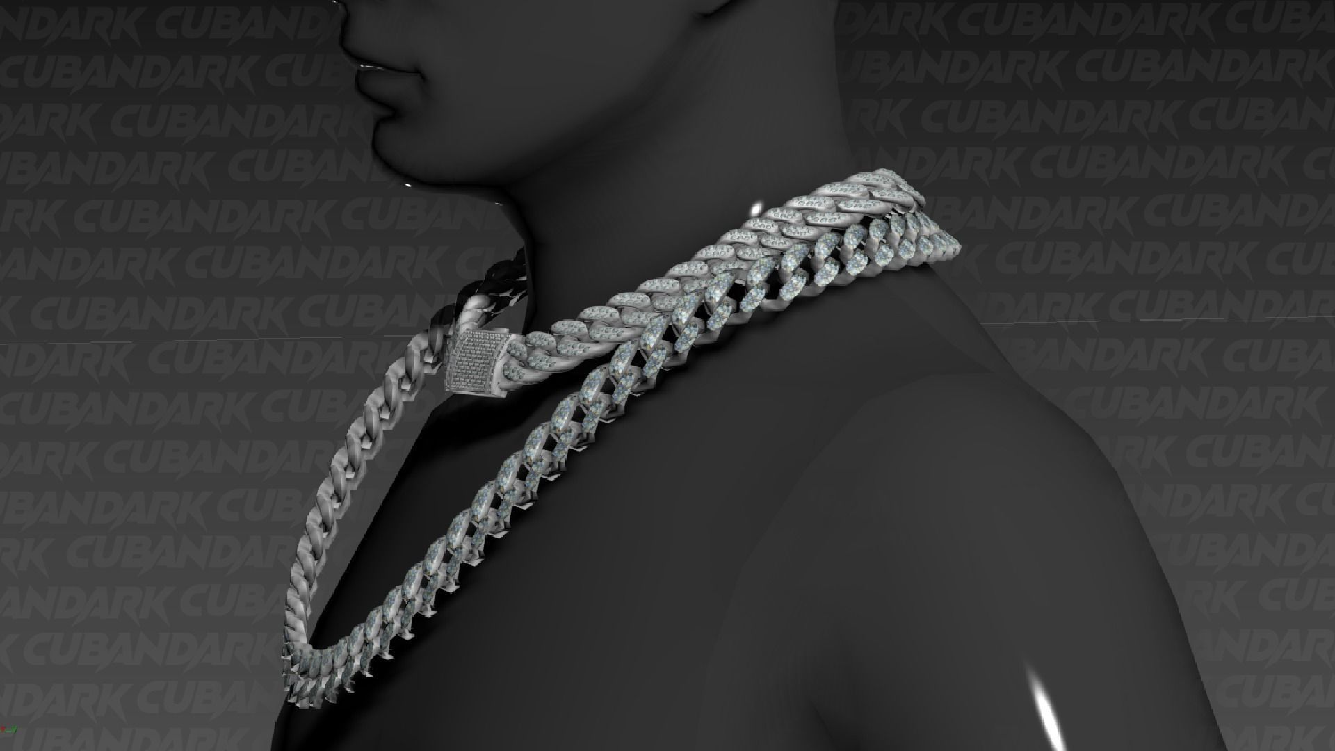 Cuban Chain Template GTA 5 3D model | CGTrader