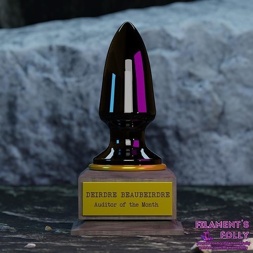 Everything Everywhere All At Once - Auditor of the Month Trophy 3D ...