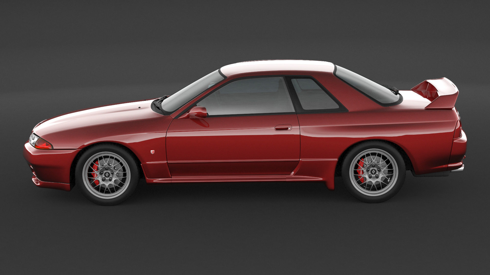 Nissan Skyline GT-R R32 V-spec II 3D model | CGTrader